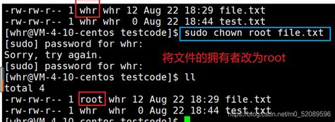 linux权限管理（文件权限与sudo用户权限提升） sudo 权限 任意读写 恋浅笑的博客 csdn博客