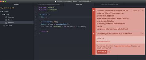 issue of uncaught typeerror callback must be a function using c in