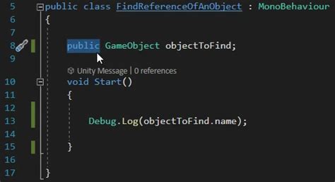 { how to assign a gameobject or component in the inspector in unity }