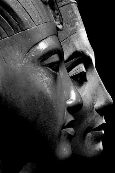 Akhenaten And Great Royal Wife Nefertiti Ancient Egypt History