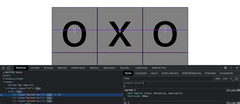 html vertically aligning text for game grid not working in flex box