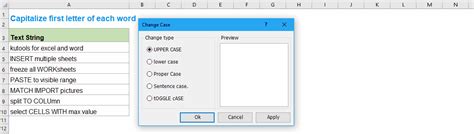 how to capitalize first letter only or first letter of