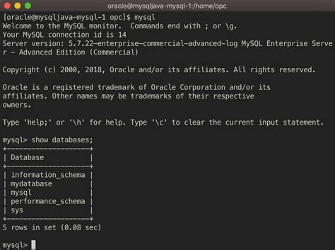 setting up mysql on oracle cloud connecting with mysql