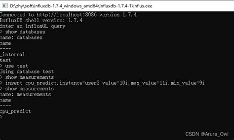 influxdb简单使用 influxdb使用 csdn博客