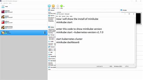 install minikube and show version and start new kubernetes