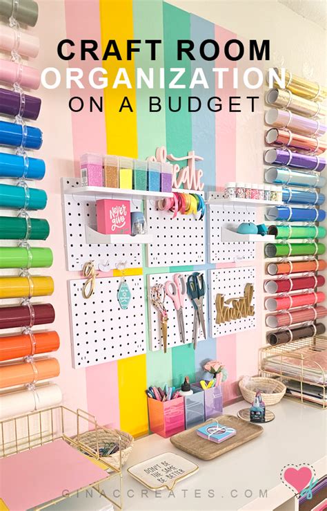 How To Organize A Craft Room On A Budget