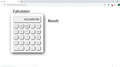 how to make calculator using jquery javascript html css bootstrap
