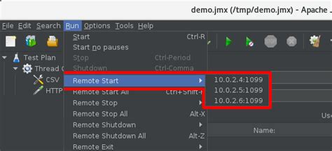 using csv data set in load tester multiple remote servers
