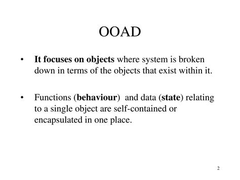 ppt object oriented analysis and design ooad powerpoint