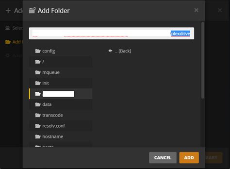 plex media server plugins folder empty acetocheck