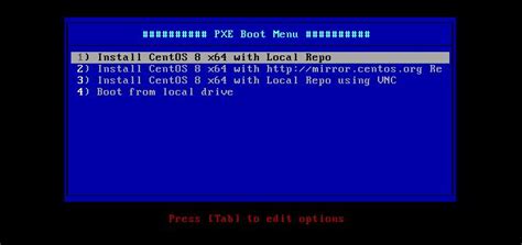install multiple linux distributions using pxe network boot on rhel or