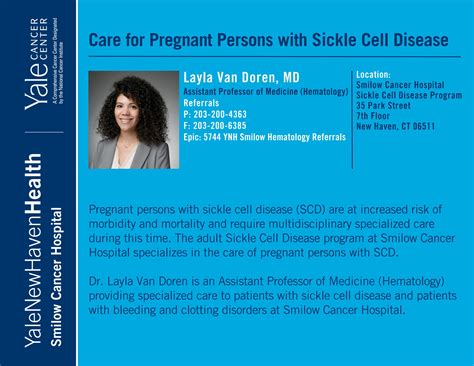 Care For Pregnant Persons With Sickle Cell Disease By Smilow Cancer