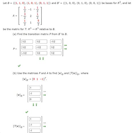 Solved Let B { 1 1 0 1 0 1 0 1 1 } And