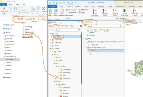 the catalog of arcgis pro fails to display the apr esri community