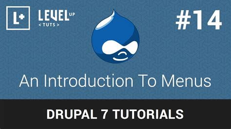 drupal tutorials 14 an introduction to menus youtube