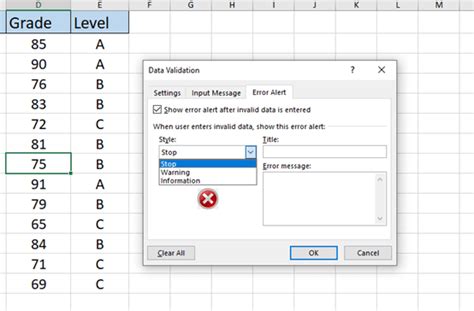 how to use data validation for entering dates in excel