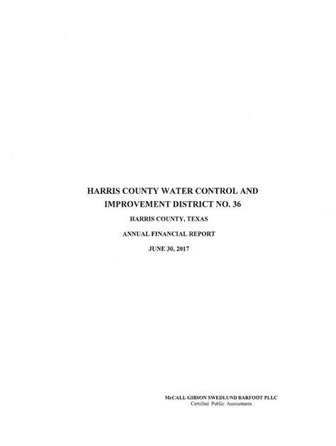 Fillable Online Harris County Municipal Utility District No 368 Fax