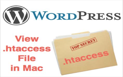 how to view and edit htaccess file in macos webnots