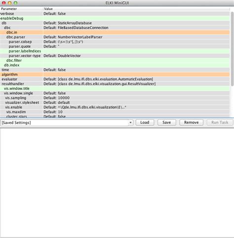 cluster analysis running optics algorithm on elki stack overflow