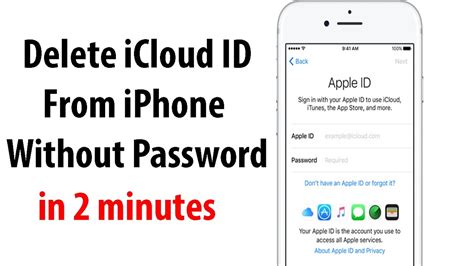 Remove Icloud Apple Id From Iphone Without Password Ios 10 Youtube