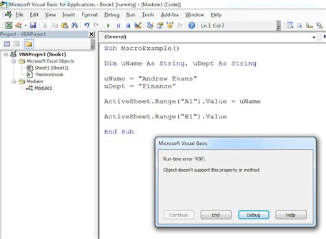 excel macro class debugging and error handling 19596 hot sex picture
