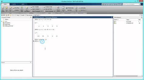how to plot a simple graph in matlab [hd] youtube