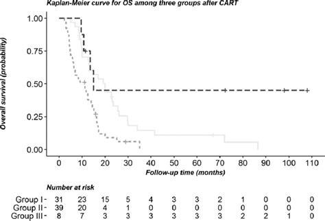 Kaplan Meier Curve For Overall Survival Between The Groups After