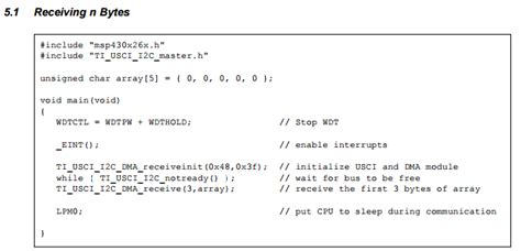 msp430g2553 i2c to tca8418 reading registers and prescaling factor