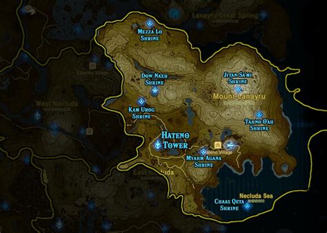 Botw Shrine Map And Location Guide Polygonclockmenumore
