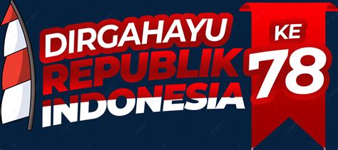 Greeting Card Of Hut Ri 78 Indonesian Independence Day 17 August 2023
