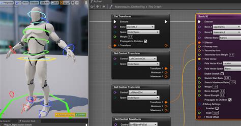 unreal session animating with the control rig sample project