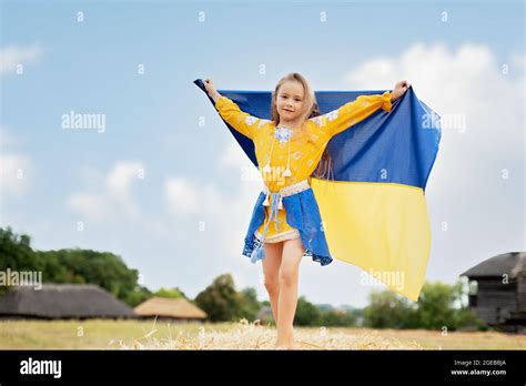 Ukraines Unabhängigkeit Flag Day Tag Der Verfassung Ukrainisches