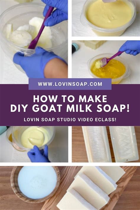 Goat Milk Soap Making Eclass Diy Goat Milk Soap Goat Milk Soap Goat