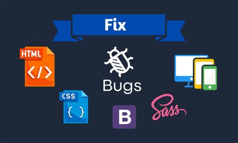 fix html css responsive website bug issues by web dev ahsun fiverr