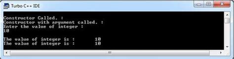 write a c program to illustrate the constructor and destructor with