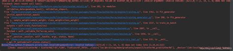 tensorflow python framework errors implvalidargumenterror invalid