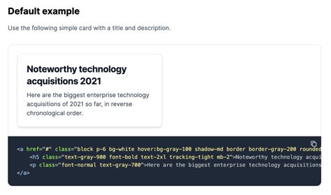 building tailwind css card components sciencx