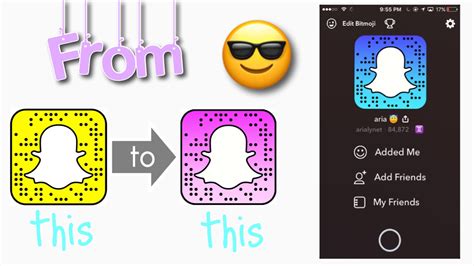 how to make a custom snapcode youtube
