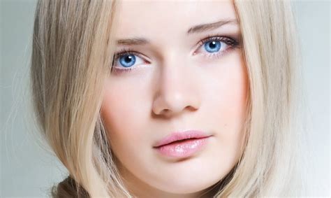 Blonde Model Blue Eyes Woman Face Girl Wallpaper Coolwallpapers Me