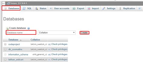 membuat database menggunakan mysql