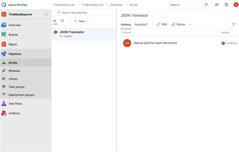 azure devops part 2 setting up a ci build the blind