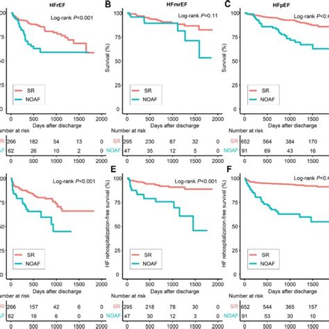 Long Term Survival In Patients With Hfref A Hfmref B And Hfpef