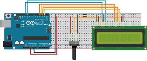 giao tiếp lcd 16x2 với arduino