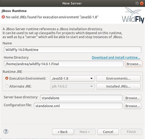 java no valid jres found for execution environment javase 1 8