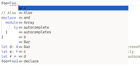 autocomplete fails in certain situations when using namespaces for