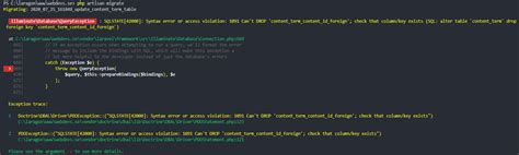 laravel solution i need to update existing foreign key