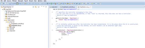 simple exercise on odata and sap ui5 application for the basic crud