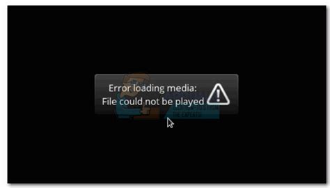 how to fix error loading media file could not be played issue on