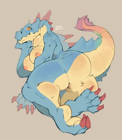 Rule 34 Anthro Anus Areola Ass Blue Body Breasts Capcom Claws Dragon