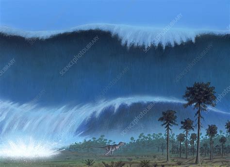 Cretaceous Tertiary Extinction Event Stock Image E402 0178